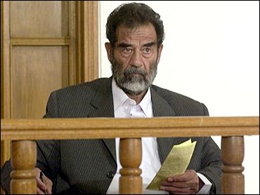 Saddam In Court