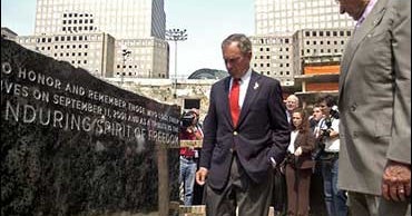 Cornerstone Laid At Ground Zero - CBS News