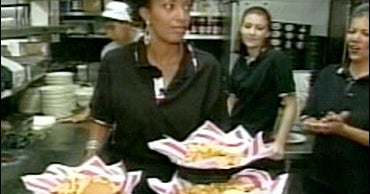 Rene Back In Time At TGIF's - CBS News