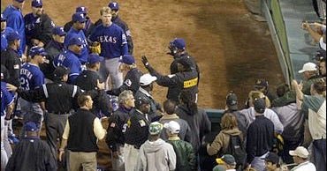 Chair-Throwing Pitcher Arrested - CBS News