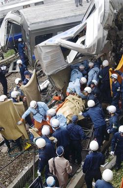 Japan Train Derailment