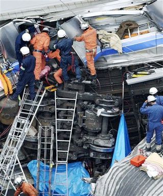 Japan Train Derailment