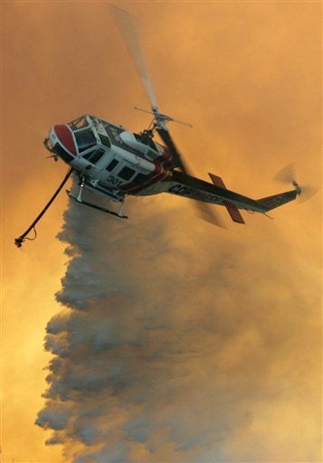 Fire Singes SoCal Hills