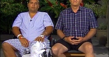 Shark Attack Victim Thanks Rescuer - CBS News