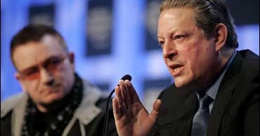 Gore, Bono Press West On Climate, Poverty - CBS News
