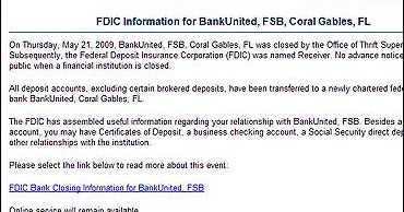 Florida Bank's Collapse To Cost FDIC $4.9B - CBS News