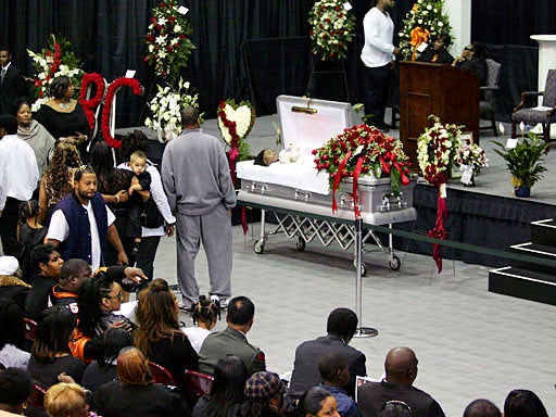 Chris Henry Remembered at Funeral