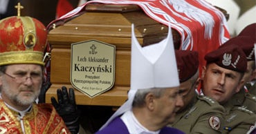 Polish Leader Laid to Rest in Grand Ceremony - CBS News
