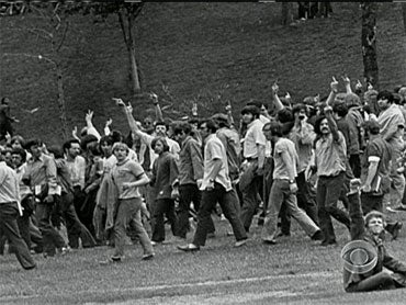 May 4, 1970: Guardsmen open fire on Kent State protesters - CBS News