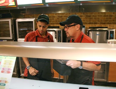 Subway Exec Don Fertman Gets Behind the Counter