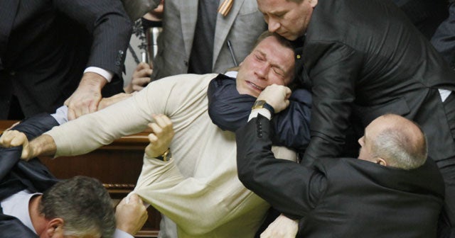 Best Parliamentary Brawls of 2010 (PICTURES) - CBS News