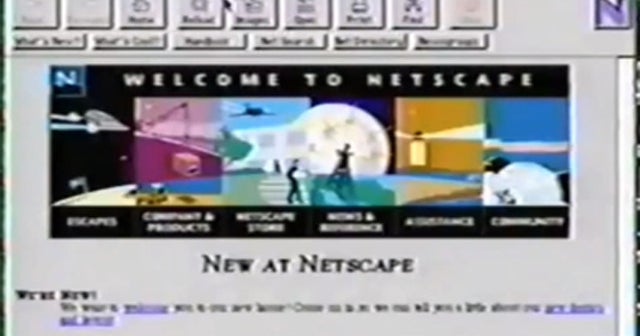 Explaining this Internet thing in the 1990s (video) - CBS News