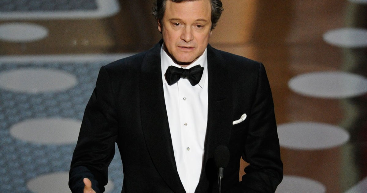 Colin Firth Oscar acceptance speech: Stuttering's star role - CBS News