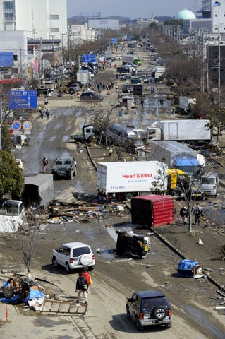 Devastation in Japan