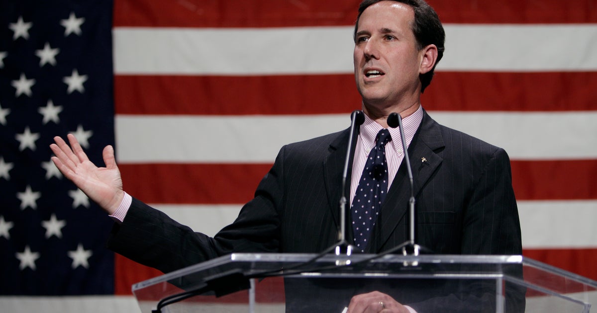 Santorum to launch presidential campaign June 6 - CBS News