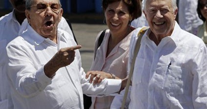 Jimmy Carter winds up Cuba visit - CBS News