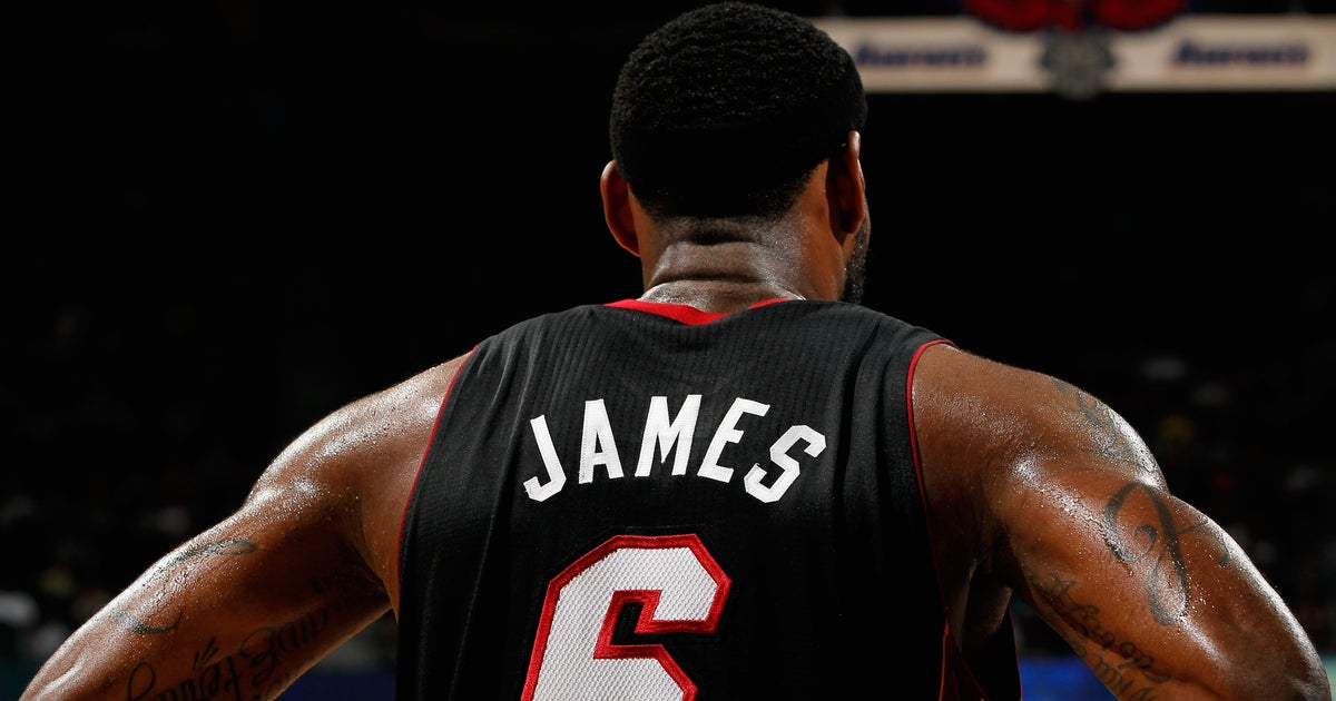 LeBron James reclaims No. 1 NBA jersey - CBS News