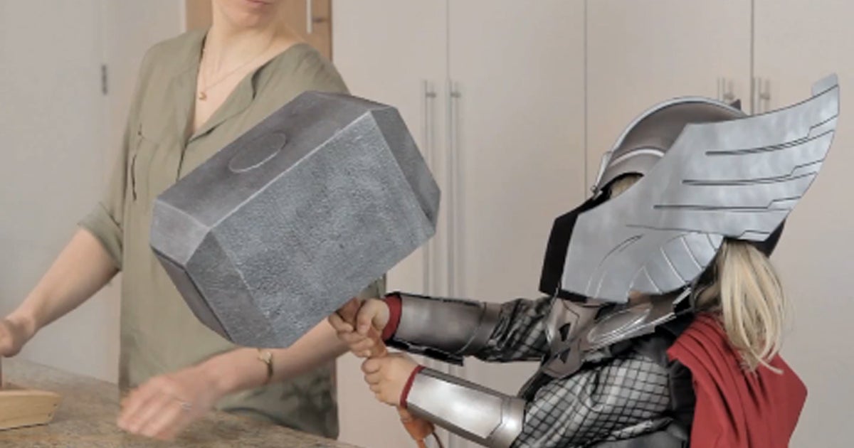 "Little Thor" is a cute tongue-in-cheek video for the film - CBS News