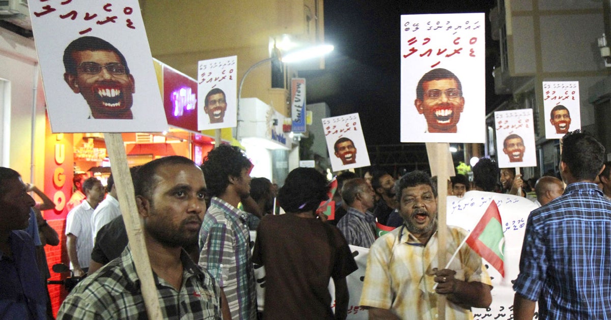 Maldives hit by anti-government protests - CBS News