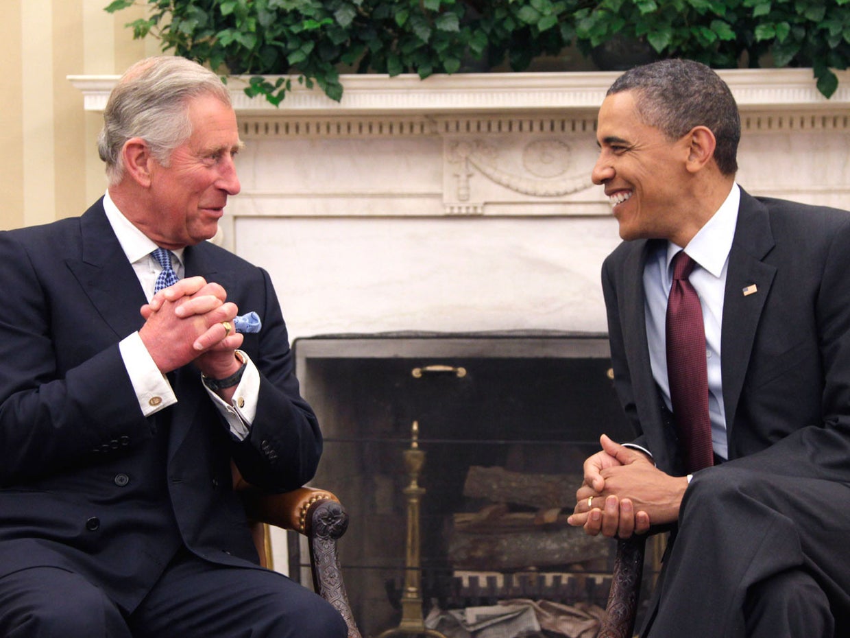 Prince Charles meets President Obama at White House - CBS News