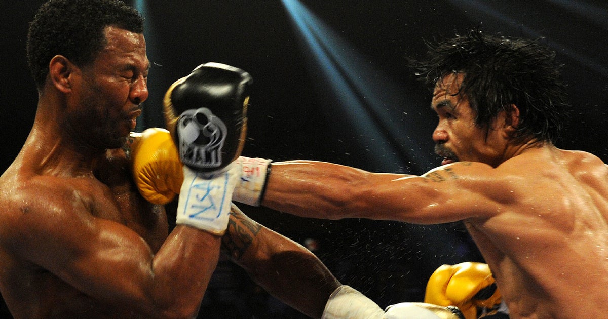 Pacquiao wins unanimous decision over Mosley - CBS News