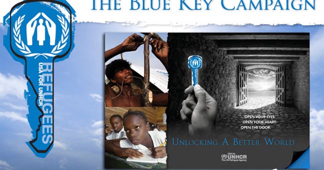 Blue Key Campaign: Open your eyes. Open your heart. Open the door ...