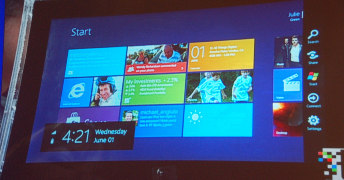 11 cool features on Microsoft Windows 8 for tablets