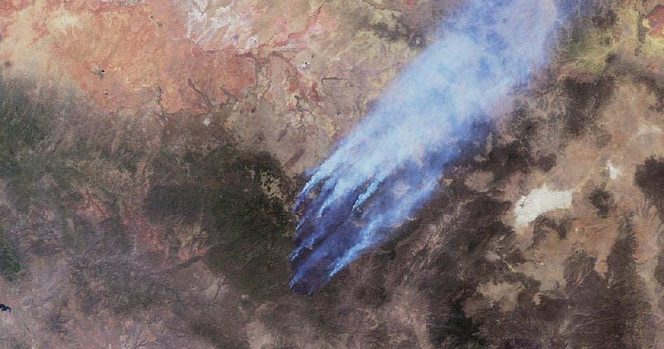 Tracking the wildfire devastation from space
