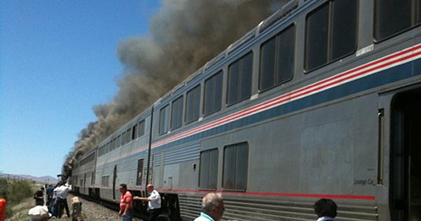 Amtrak train collides with semi in Nev., 2 dead - CBS News