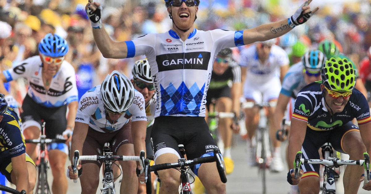 American Farrar wins Tour de France 3rd stage - CBS News