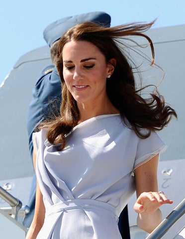 William and Kate arrive in California