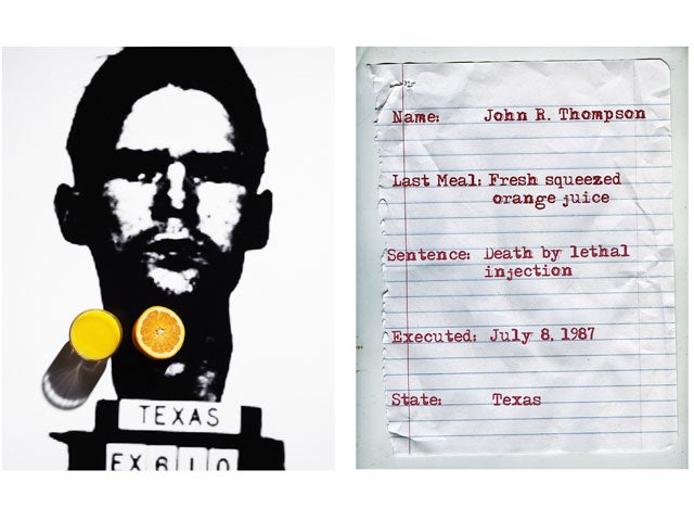 The last meals of executed criminals