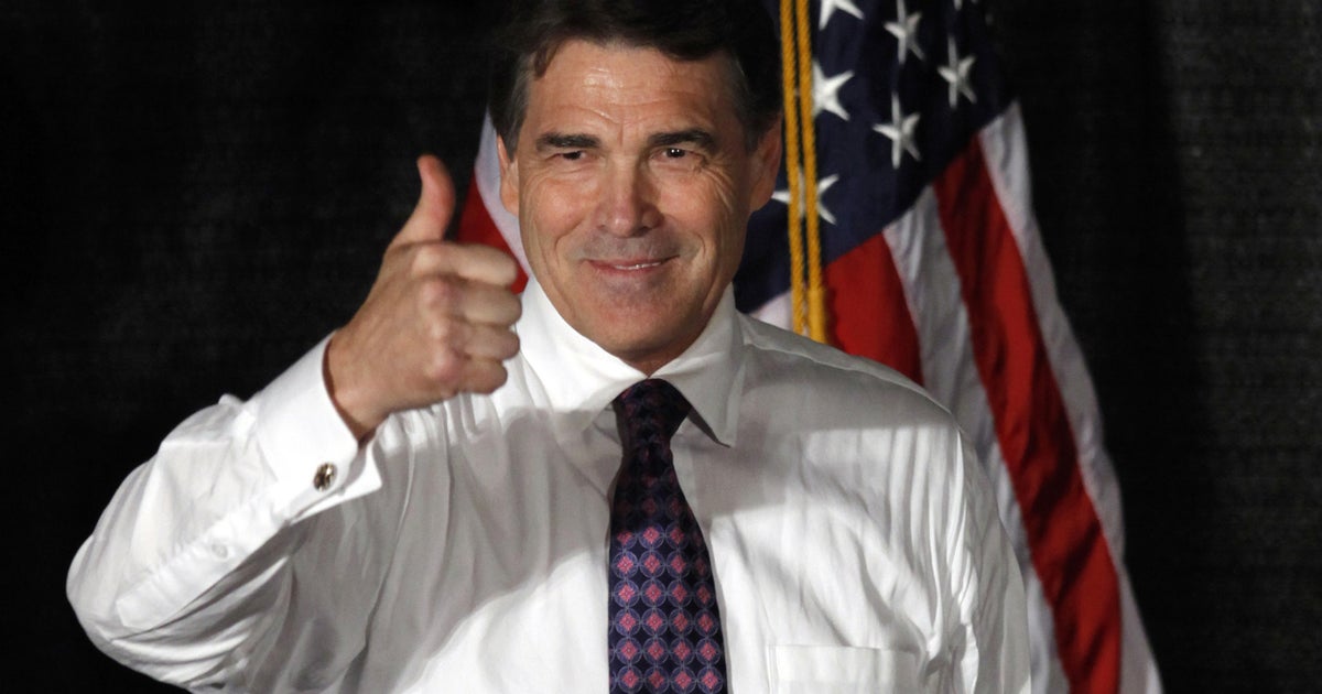 Rick Perry leads GOP pack in another new poll - CBS News