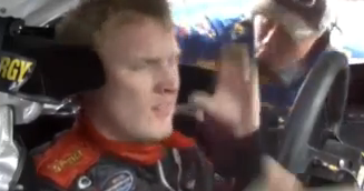 Watch: NASCAR crew chief pulls driver's hair - CBS News