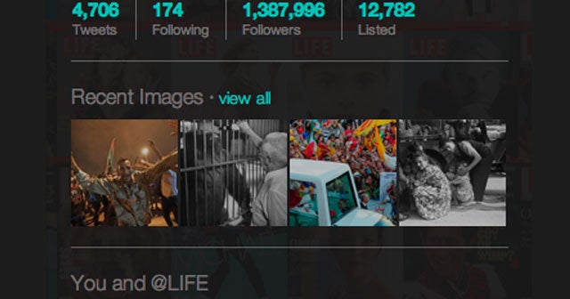 Twitter launched image galleries on user profiles - CBS News