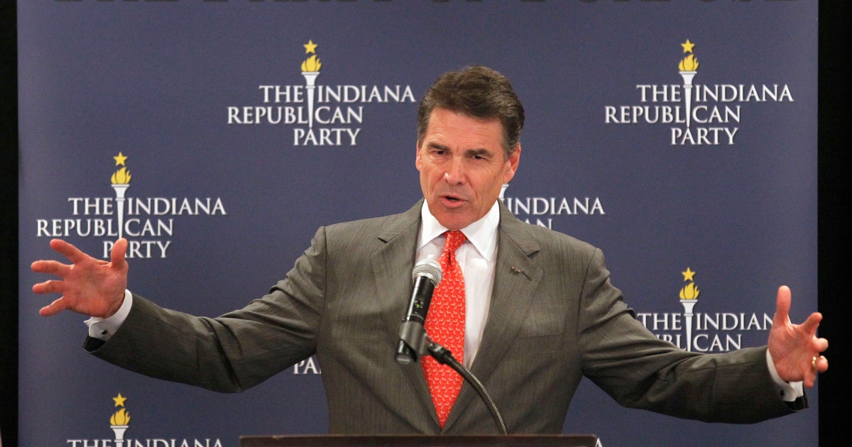 Perry gives Indiana audience a preview of his energy proposal - CBS News