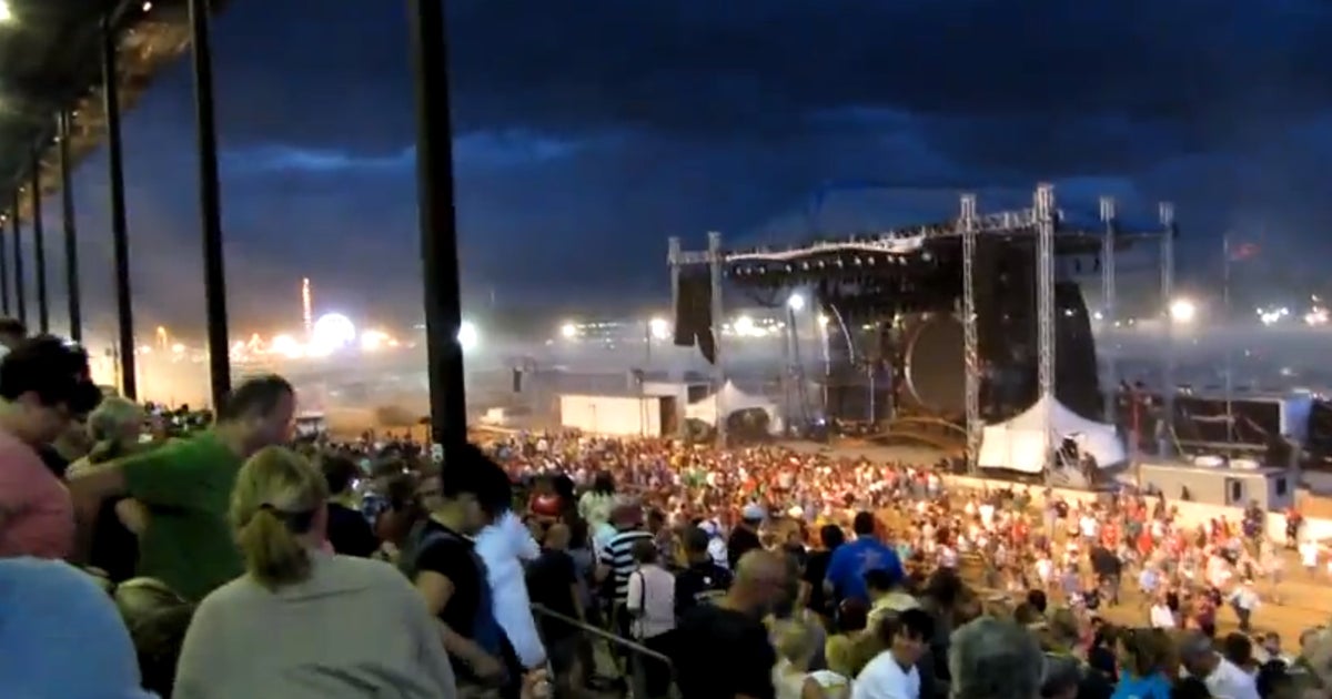 Dispatch calls reveal stage collapse chaos - CBS News