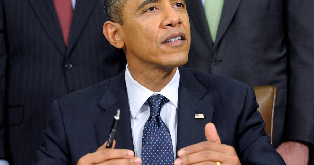 Obama: "Steady progress" on fixing economy - CBS News