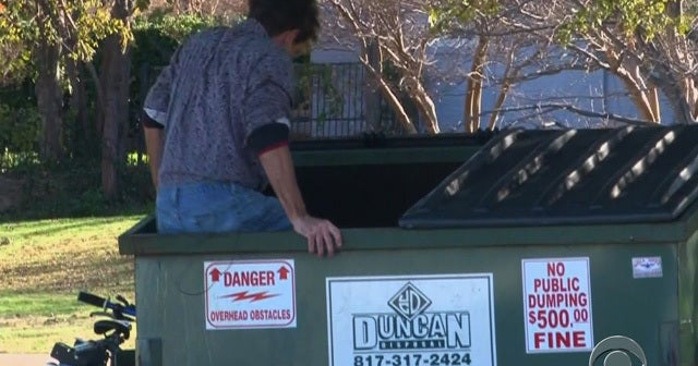 The life of a professional dumpster diver - CBS News
