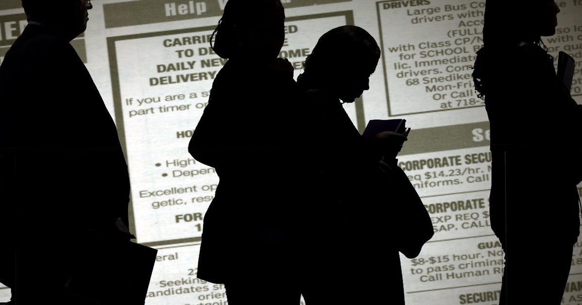 Weekly jobless claims post a drop of 10,000 - CBS News