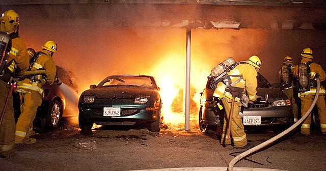 LAPD chief confident arson suspect is in custody - CBS News