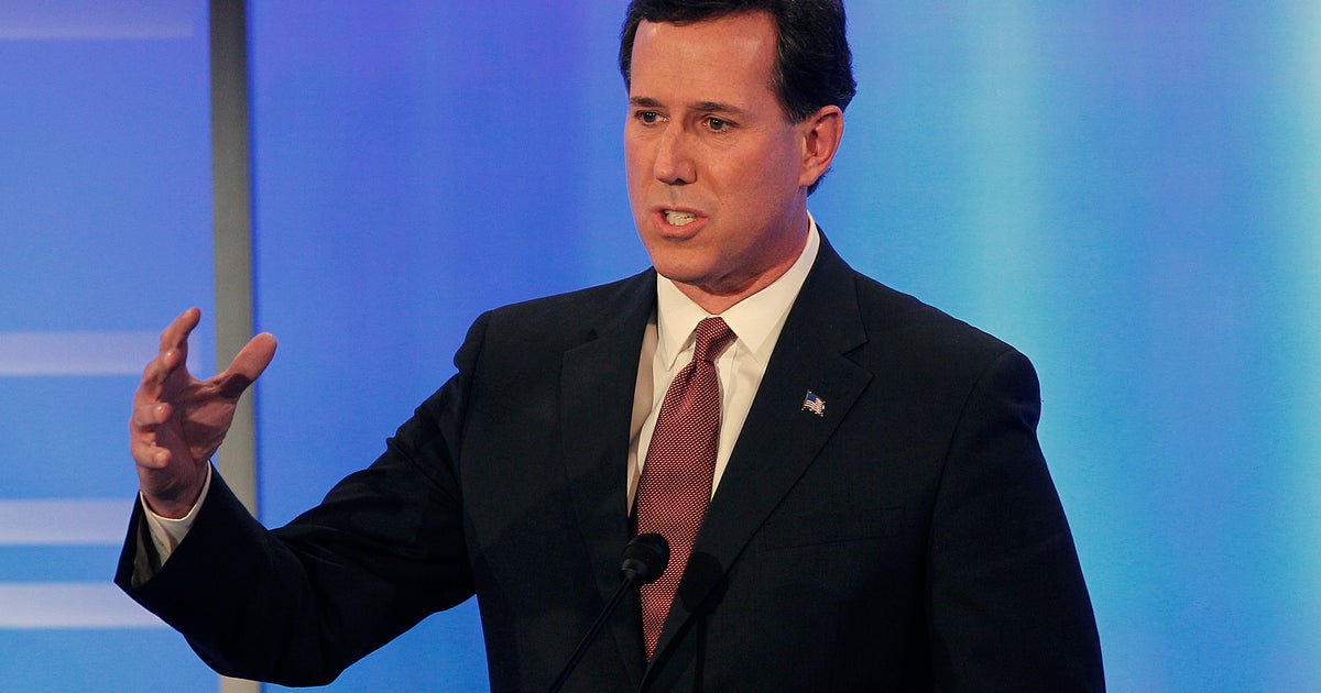 Santorum says there are no classes in the United States - CBS News