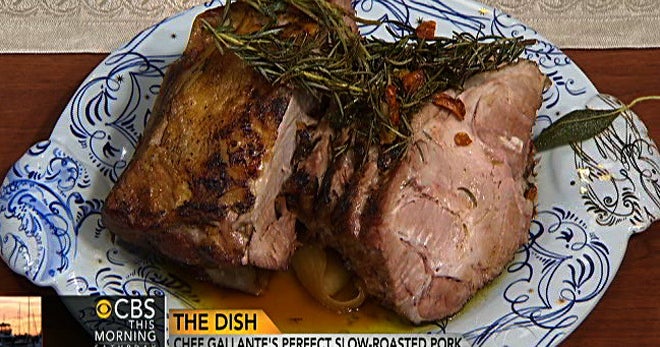 The Dish: Shea Gallante's pork shoulder - CBS News