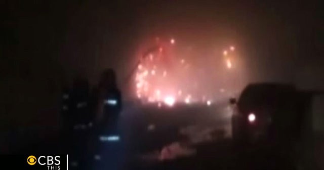 Oops! Fireworks go off in tunnel - CBS News
