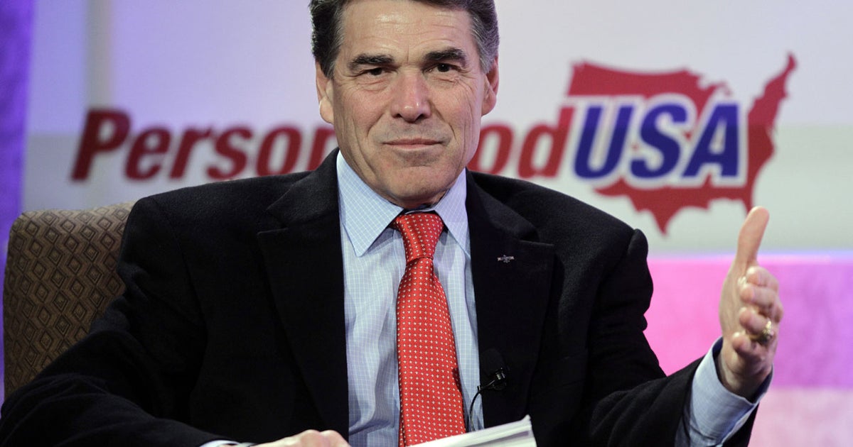 Texas Gov. Perry says no to health care expansion - CBS News