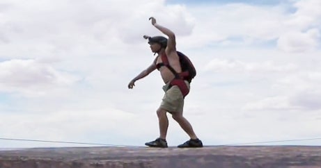 Amazing video reel for Super Bowl slackline and toga performer Andy ...