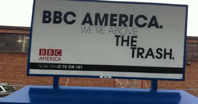 BBC America's cheeky ads bring comic relief to NYC - CBS News