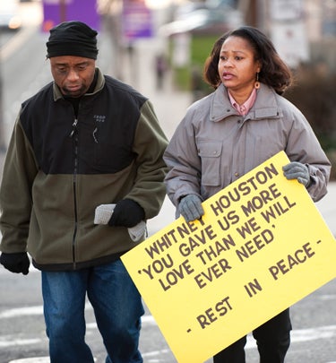 Whitney Houston memorial