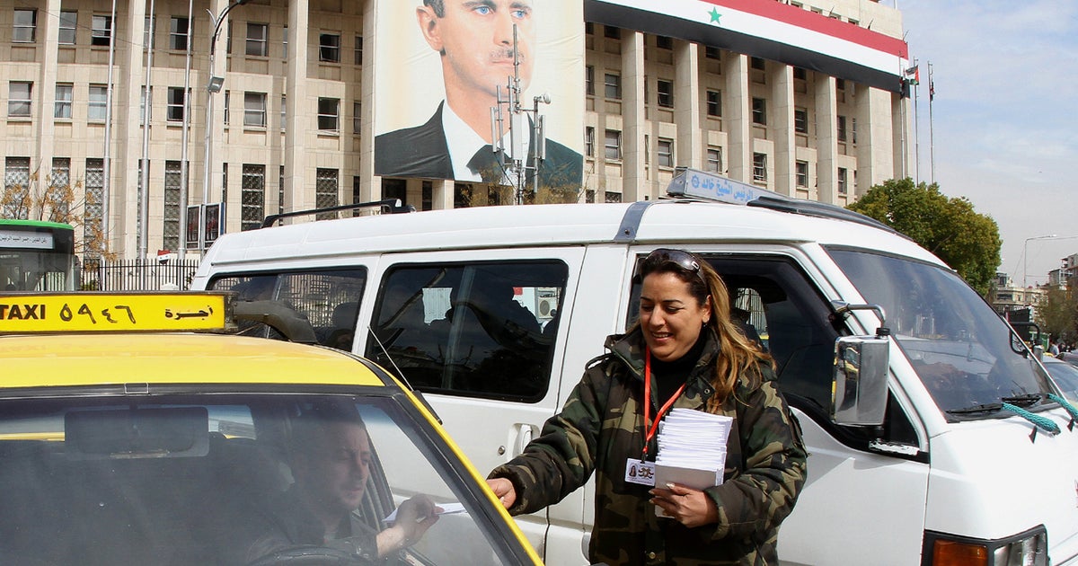 Syria set for blood-stained referendum - CBS News