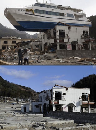 Japan tsunami recovery: Then and now